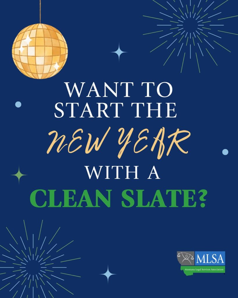 Clean Slate - Montana Legal Services Association